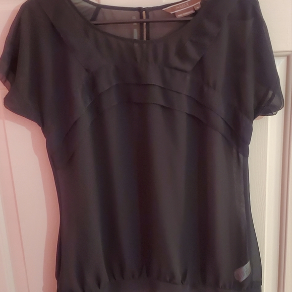 To the Max | Tops | To The Max Sheer Black Blouse | Poshmark